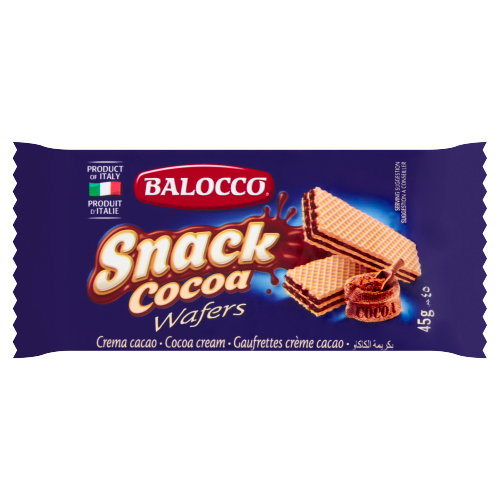 Balocco Snack Cocoa Wafers 45g – Selecta UK