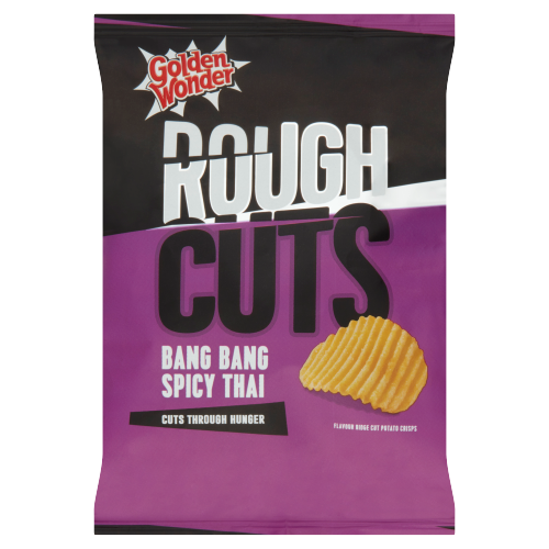 Golden Wonder Rough Cuts Bang Bang Spicy Thai Flavour Ridge Cut Potato – Selecta UK