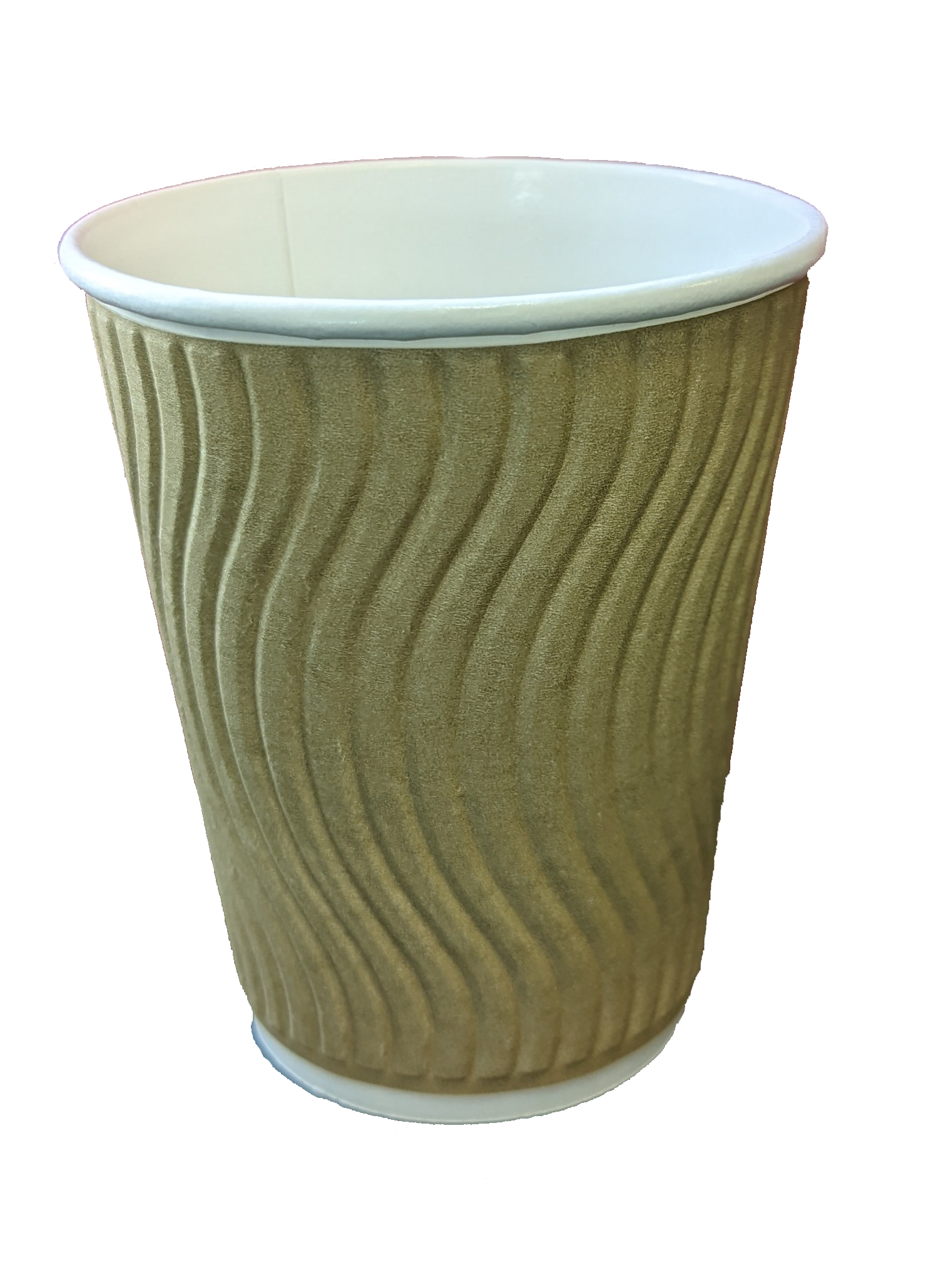 12oz Kraft Ripple Wall Paper Cup x 500 – Selecta UK